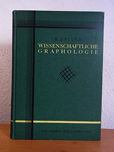Wissenschaftliche Graphologie [mit Beilage-Heft]: Robert Saudek: Amazon ...