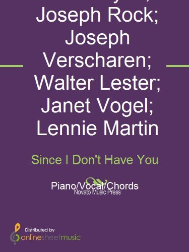 Since I Don't Have You - Kindle edition by Janet Vogel, John Taylor ...