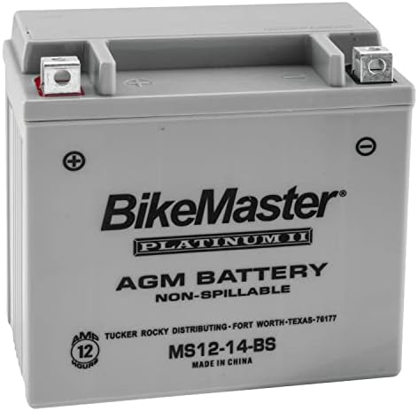 Amazon.com: BikeMaster Platinum Batteries MS12-14-BS : Automotive