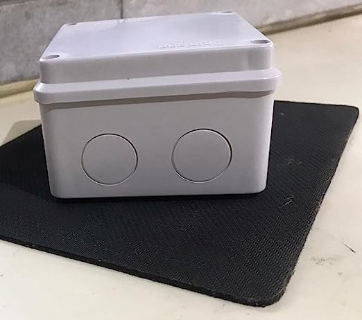 Heavy Duty PVC Junction box for CCTV Camera mounting (4"x4") - Pack of ...