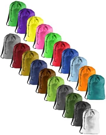 Amazon.com: Heavy Duty Laundry Bag w/Shoulder Strap, 22" x 28", 210 ...