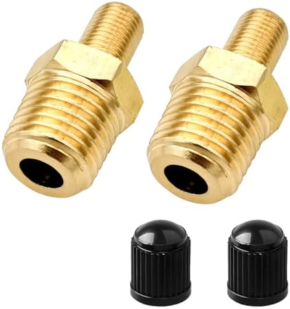 Amazon.com: KHGUZ 2PCS Car Air Inflator Adapter, 1/4" NPT to Standard ...