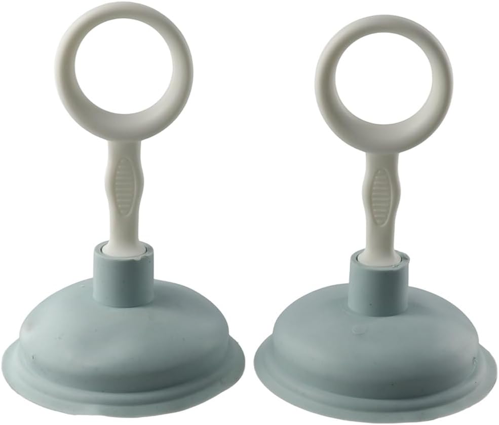 Amazon.com: iuniq Sink Plunger 2PCS Blue Flexible Mini Hand Drain ...