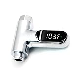 Shower Thermometer - LED Display Temperature Monitor | The Green Head