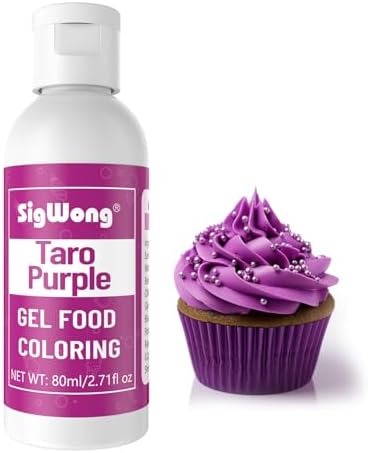 Amazon.com : Gel Food Coloring - 80ml Taro Purple Flavorless Gel Based ...