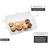 Amazon.com: SimplyImagine Bakery Display Case, Stackable Acrylic Pastry ...