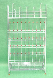 SEOH Drying Laboratory Rack Metal 55 Pegs and Drain Pan: Science Lab ...