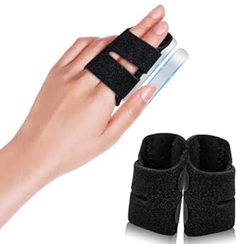 Amazon.com: EDNYZAKRN 2 Pcs Trigger Finger Splint with 2 Metal Bars for ...