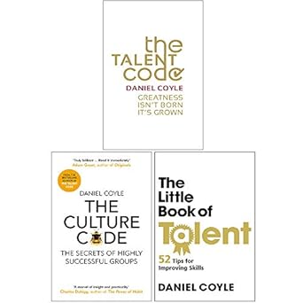 Daniel Coyle Collection 3 Books Set (The Talent Code, The Culture Code, The Little Book of ...