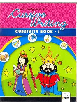 My Happy Book Of Cursive Writing-1 : Amazon.in: Books