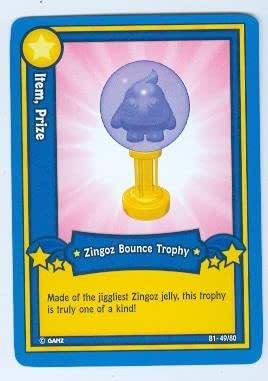 Zingoz Bounce Trophy Neopets trading card #49 at Amazon's Entertainment ...