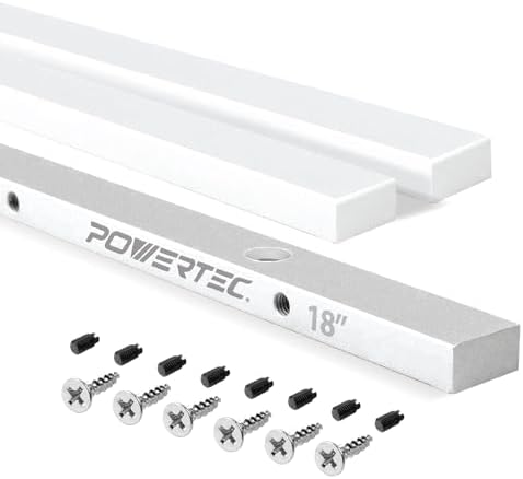 Amazon.com: POWERTEC 18-Inch Miter Bar with 36" HDPE Miter Bar for any ...