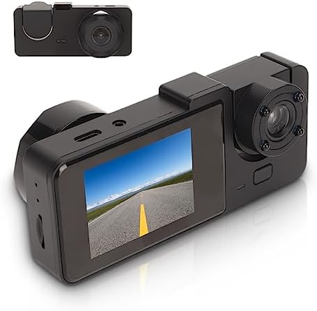 4K Dash Cam Front and Rear, 3 Lens Highly Sensitive Dash Camera ...