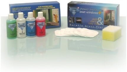 Ritec Clear Vision Glass Surface Protection Kit for Shower Enclosures ...