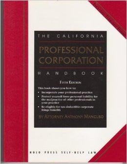 The California Professional Corporation Handbook: 9780873372343: Amazon ...