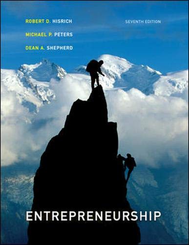 Amazon | Entrepreneurship | Hisrich, Robert D., Peters, Michael P ...