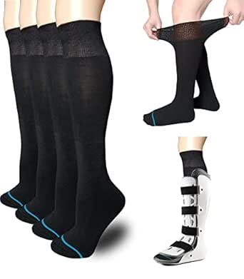VEIGIKE Walking Boot Socks Replacement Sock Liner for Orthopedic Walker ...