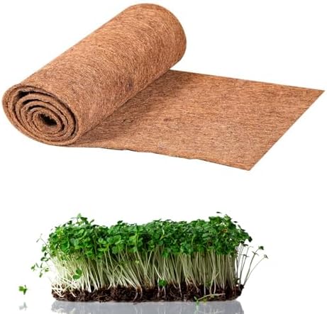 Amazon.com : Emsiok 1Roll 10" X 157" Microgreen Growing Mat Hemp Fiber ...