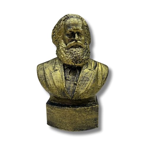 Amazon.com: Karl Marx Bust Statue - Hand-Painted - 10cm PLA 3D Printed ...