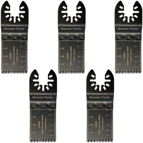 Pack of 10 x 65mm Wide Coarse Oscillating Multi Tool Blades/Wood Cutter ...