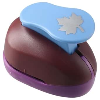 hobbyhub Random Color Maple Leaf Paper Punch Hole Puncher Crafts,Punch ...