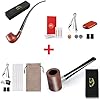 Amazon.com: Joyoldelf Tobacco Pipe Smoking Pipe Rosewood Exquisite ...