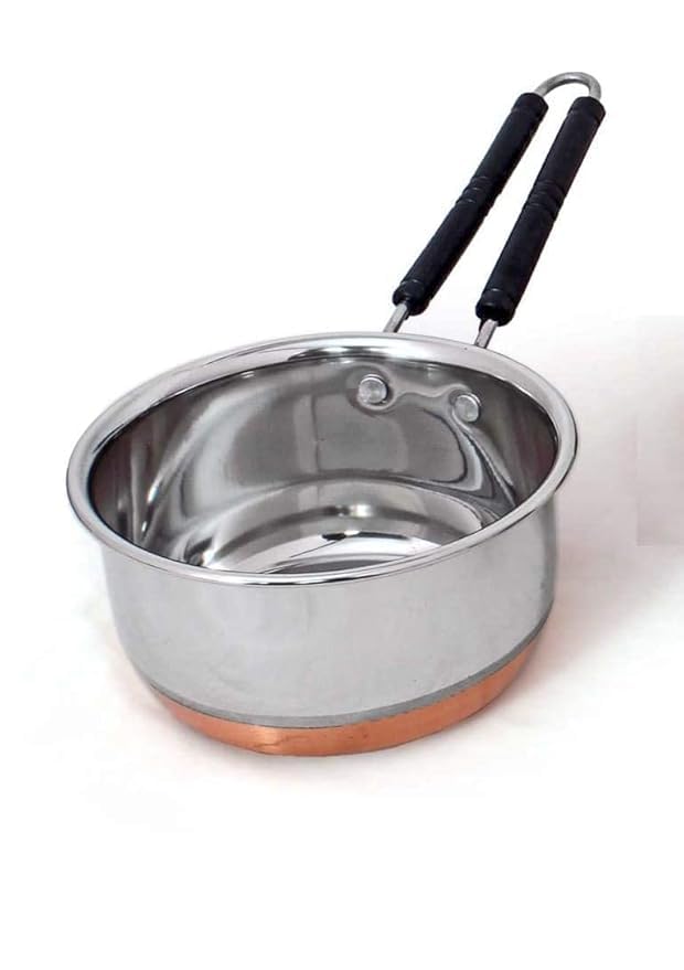 Buy NDT MART Stainless Steel Copper Coated Copper Bottom Flat Stove ...