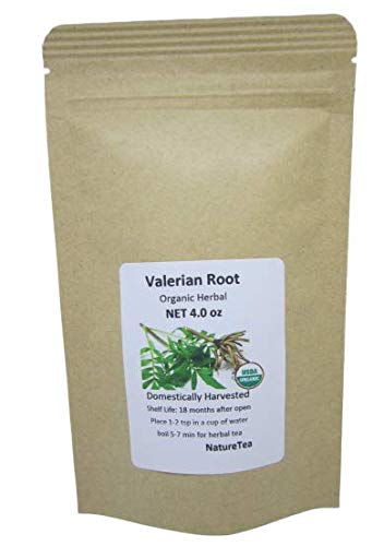 Organic Valerian Root - Valeriana officinalis Dried Loose Root Cut by ...