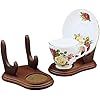 Amazon.com | BANBERRY DESIGNS Tea Cup and Saucer Display Stand - Set of ...