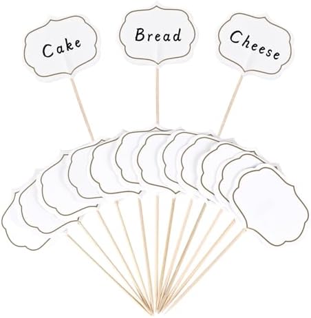 Amazon.com: [50 Pcs] Food Labels Charcuterie Boards Accessories - Black ...