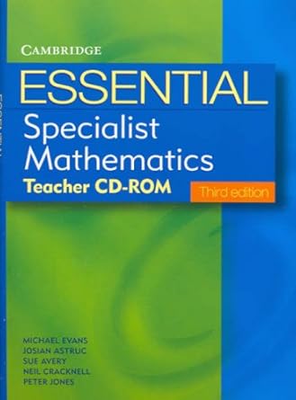 Amazon.com: Essential Specialist Mathematics Third Edition Teacher CD ...