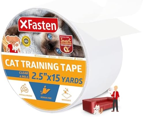 Polarduck Anti Cat Scratch Tape, 3 inches x 20 Yards Cat Training Tape ...