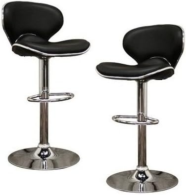 Amazon.com: 4 Modern Adjustable Counter Swivel Pub Style Bar Stools ...