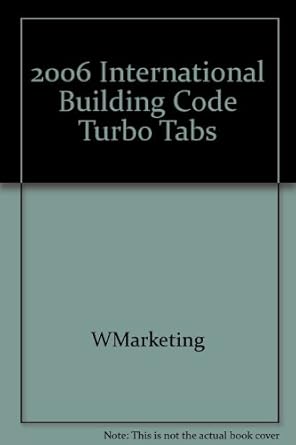 2006 International Building Code Turbo Tabs: WMarketing, Inc ...