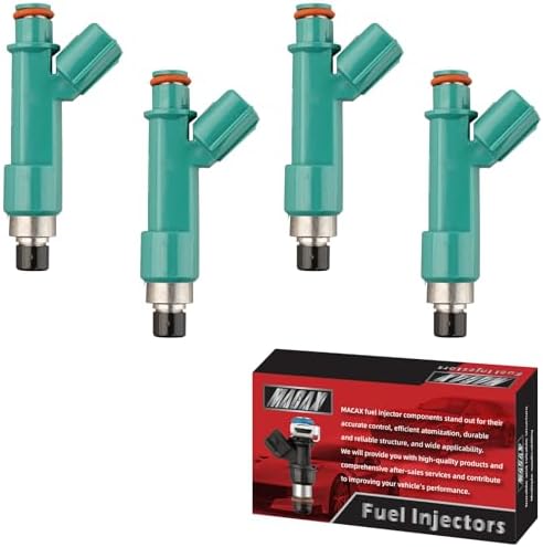 Amazon.com: MACAX Set of 4 Fuel Injectors 23209-28080 FJ758 Replacement ...