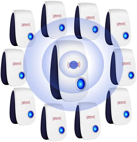 Amazon.com: Ultrasonic Pest Repeller, 10 Pack Ultrasonic Electronic ...