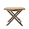 Amazon.com: Melino Wooden Folding Table - Natural Acacia Wooden Small ...