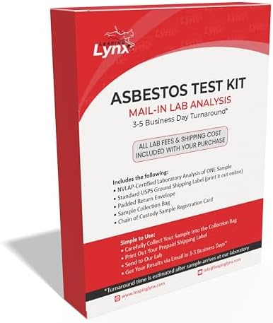 Amazon.com: Asbestos Test Kit - Sample Only Testing - 72hr (3 Business ...