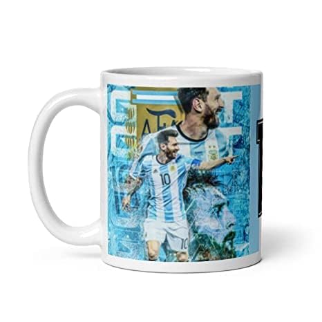 Buy Messi - Football Sports Theme Ceramic Coffee and Printed Mug Ideal ...