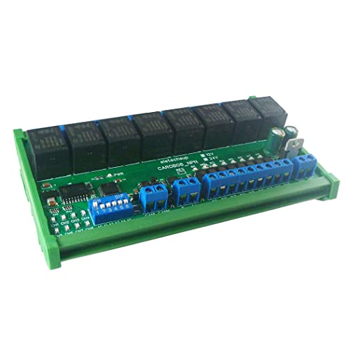 eletechsup DC 24V 8CH DI-DO CAN Fieldbus Relay Module RS485 - Want It All