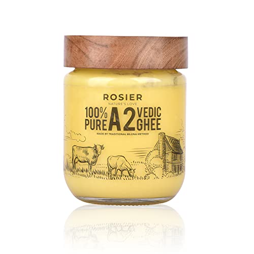 ROSIER A2 Vedic Cow Ghee, Traditional Bilona Method, Pure, Natural and ...