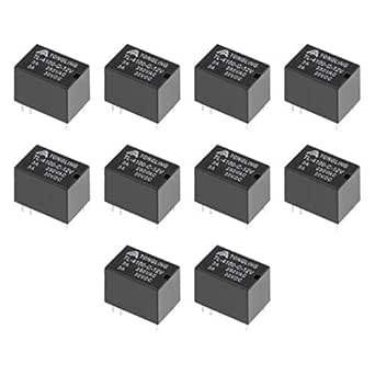 Amazon.com: uxcell 10 Pcs TL-4100-C-12V DC 12V Coil SPDT 6 Pin PCB Electromagnetic Power Relay ...