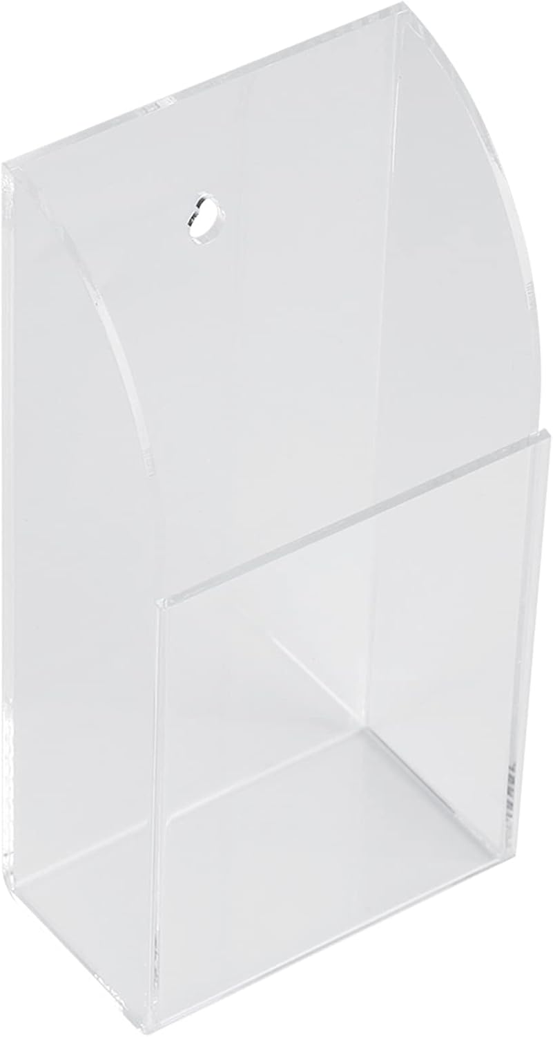 Amazon.com: Clear Acrylic TV Remote Control Holder,Wall Mount Media ...