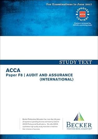 Buy ACCA Approved - F8 Audit and Assurance: Study Text (for the March ...