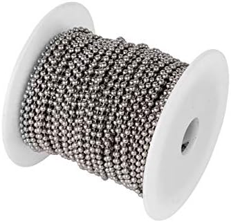 Amazon.com: Ball Chain Number 6 Stainless Steel Ball Chain 100 Feet ...