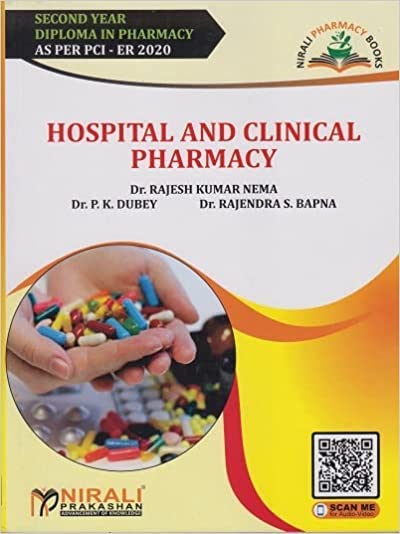 Buy HOSPITAL AND CLINICAL PHARMACY (Second Year Diploma Pharm. PCI – ER ...