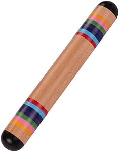 Amazon.com: HXBER Wooden Rainstick Rainmaker Rain Shaker Musical ...