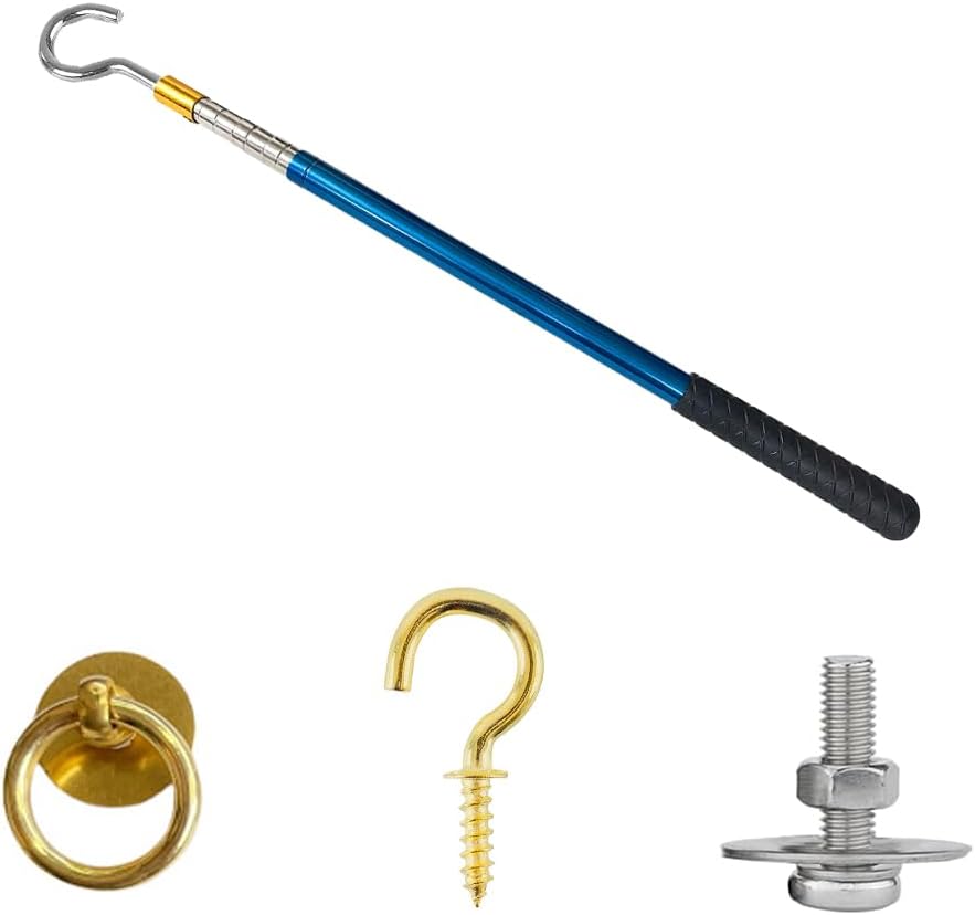 TAROTKIN Attic Ladder Door Pull Down Hook Cord Stair System Parts, Rope ...