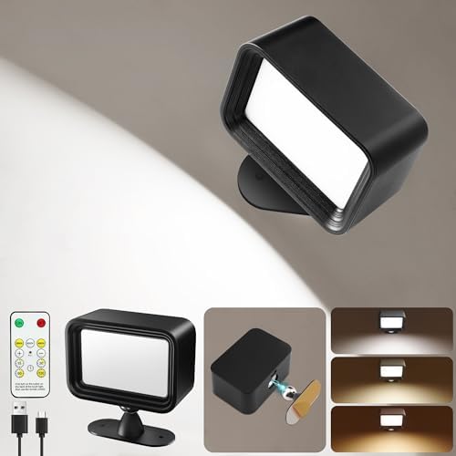 LED Reachargeable Wall Sconces Lights: Wall Mounted Lamps with Battery ...