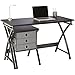 Amazon.com: Realspace® X-Cross 48" W Computer Desk with File Cabinet ...